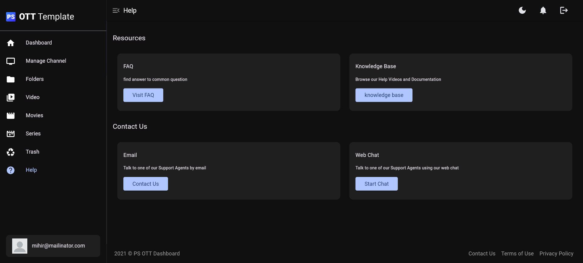 PS-OTT - Video Streaming Service Template by peanutsquarellp | CodeCanyon